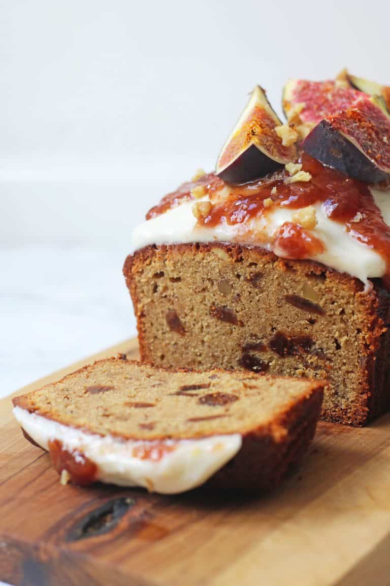 Spiced Fig and Walnut Loaf Cake - Supper in the Suburbs