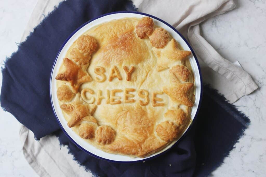 Vegan Cheesy Vegetable Pie - Supper in the Suburbs