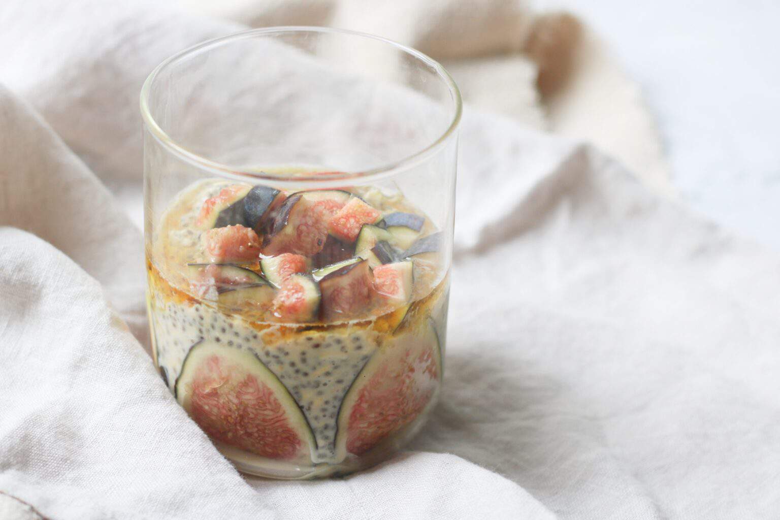 Fig and Maple Syrup Chia Pudding - Supper in the Suburbs