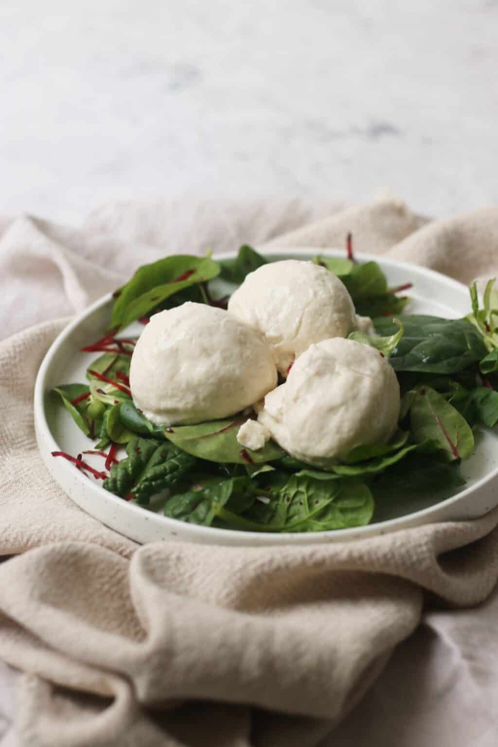 Homemade Vegan Mozzarella Cheese - Supper in the Suburbs