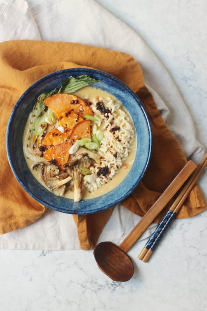 Vegan Pumpkin Ramen - Supper in the Suburbs