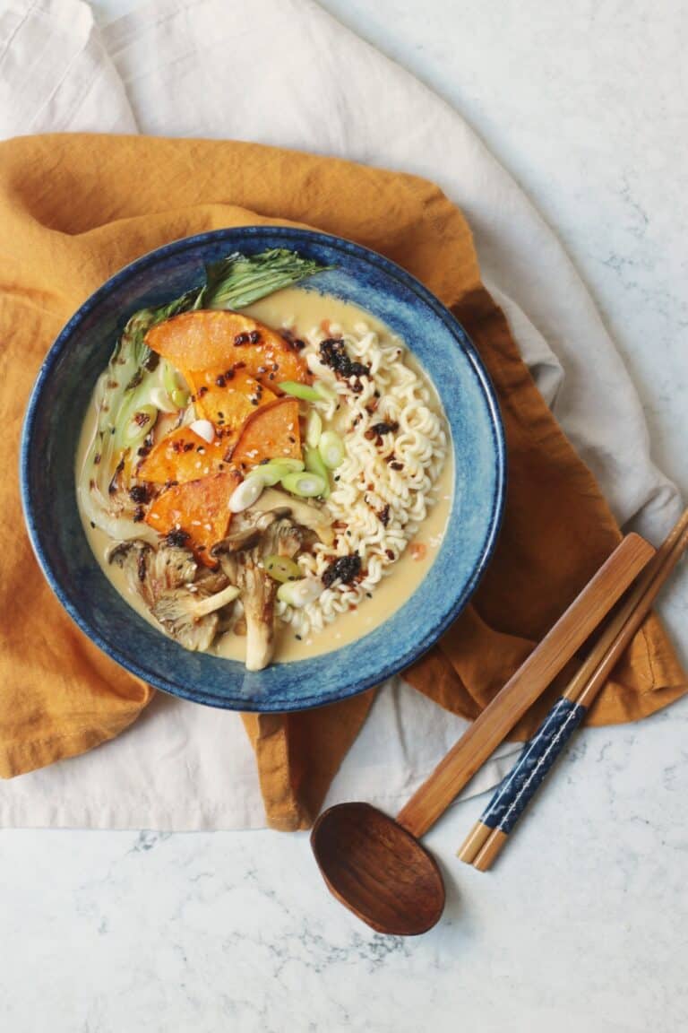Vegan Pumpkin Ramen - Supper in the Suburbs
