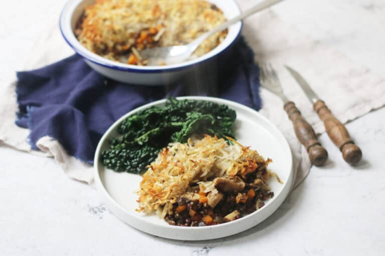 Rösti-Topped Puy Lentil and Mushroom Pie - Supper in the Suburbs